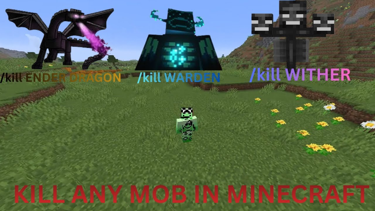 Kill ANY MOB in Minecraft! - YouTube