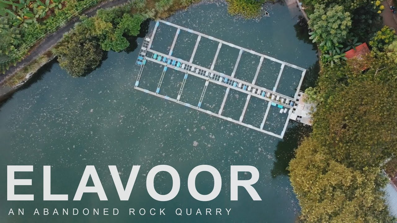 An Abandoned Rock Quarry now a Fish Farm - YouTube