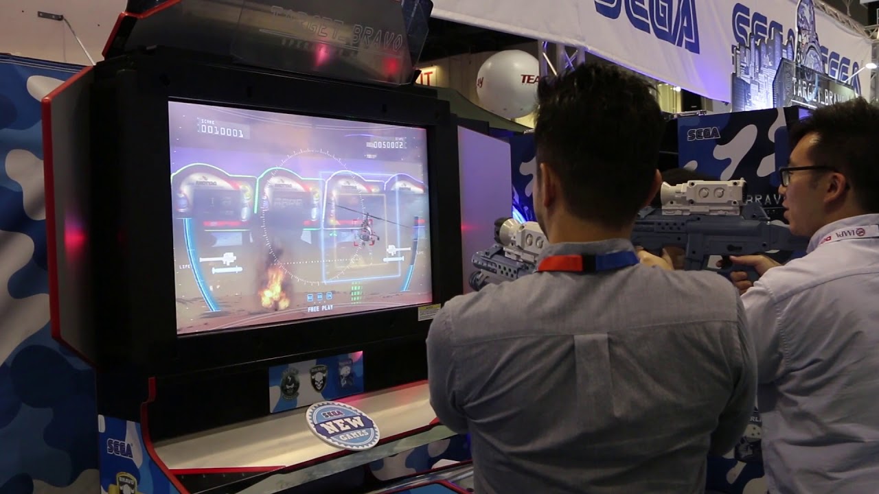 Target Bravo at IAAPA 2017 | Sega Amusements - YouTube