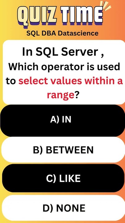 Top 25 Comprehensive SQL interview questions and answers with real scenarios # ...