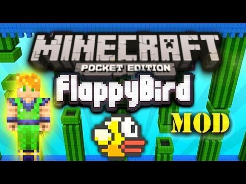 MINECRAFT PE FLAPPY BIRD MOD SCRIPT - YouTube