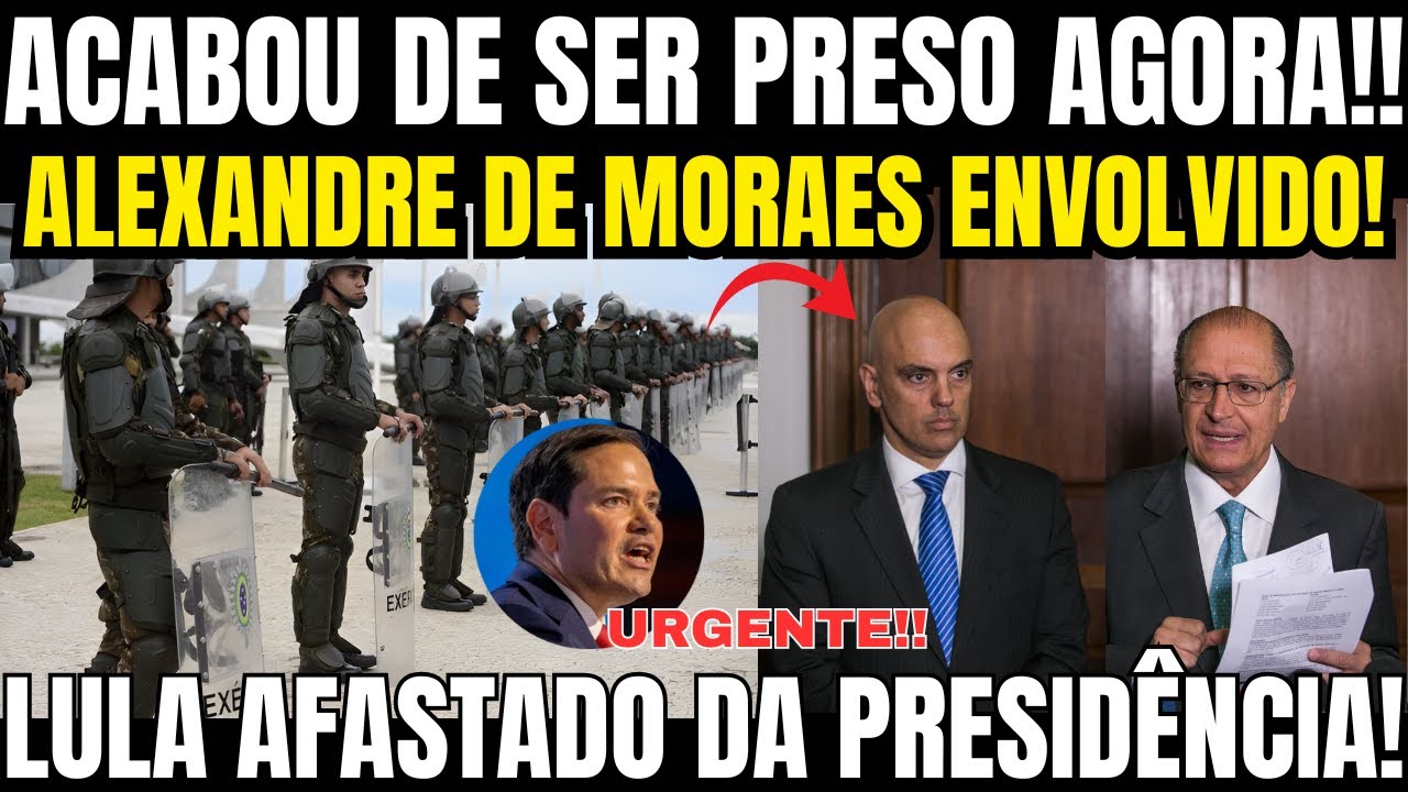 BOMBA!! ACABA DE SER PRESO AGORA! ALEXANDRE DE MORAES ABALA O PAÍS ...