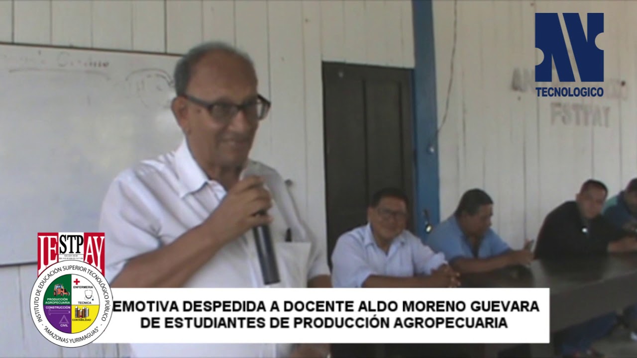 ALDO MORENO DESPEDIDA - YouTube