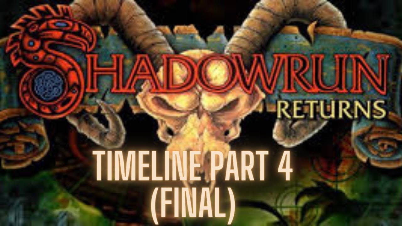Shadowrun Lore: Time Line (Part 4) Up to 2060 - YouTube
