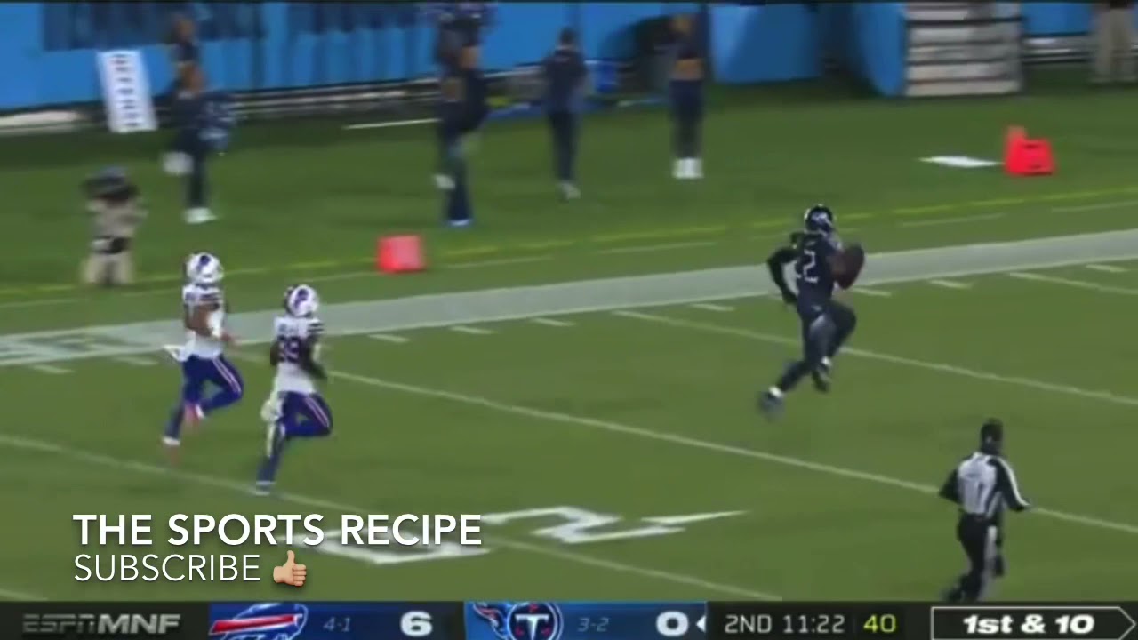 Derrick Henry 76 yard touchdown run! Titans vs Bills - King Henry 🏈 ...