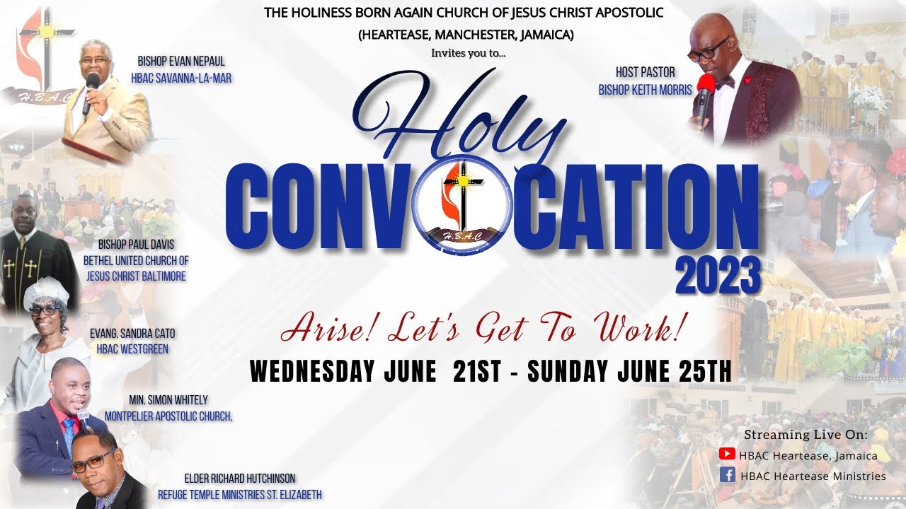 HBAC Heartease Holy Convocation 2023 - June 22, 2023 - YouTube