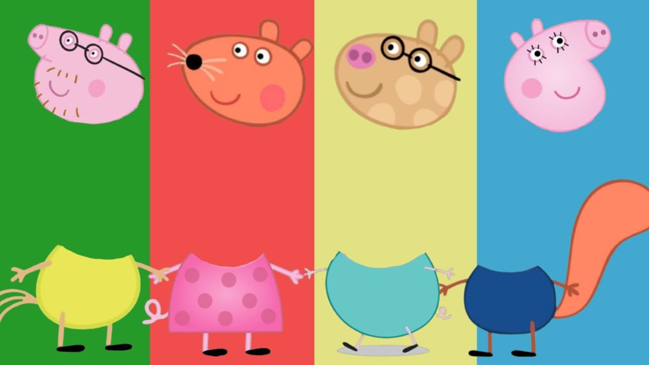 Peppa Pig | Match The Head | Video For Kids - YouTube