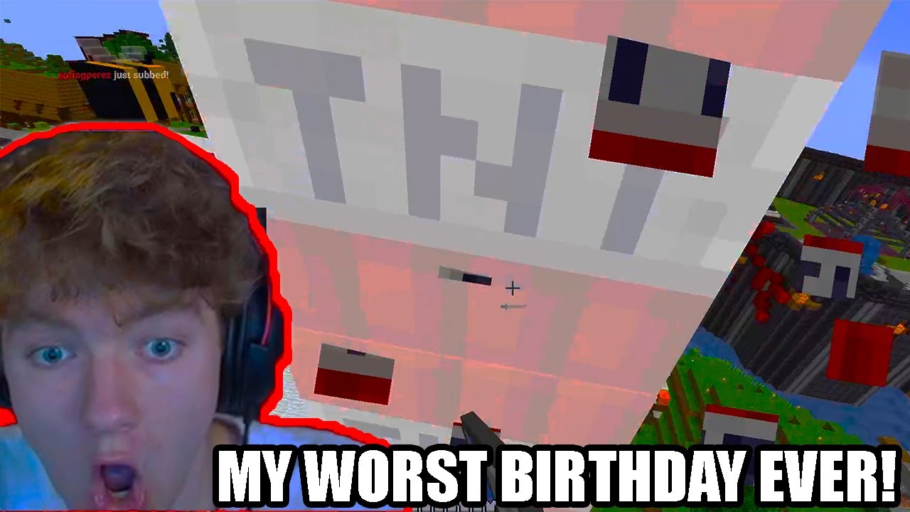Tommyinnit Accidentally Blew up his TNT Cake - Dream SMP ("THIS IS MY ...