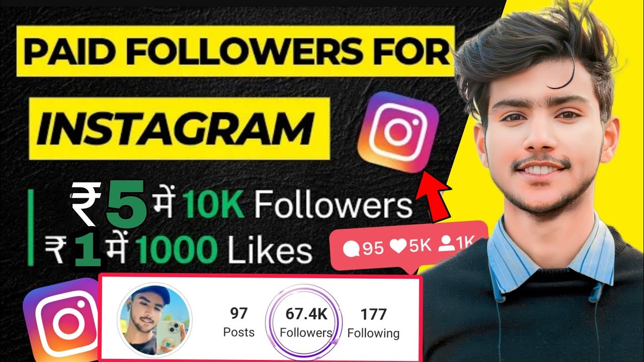 Buy Indian Follower 😍 Rs 5 में 10k Non Drop Follower | Real And Active ...