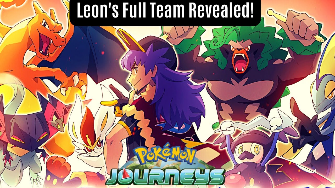 LEON'S FULL TEAM REVEALED! ASH VS LEON 4 EPISODES LONG! ASH VS LEON ...
