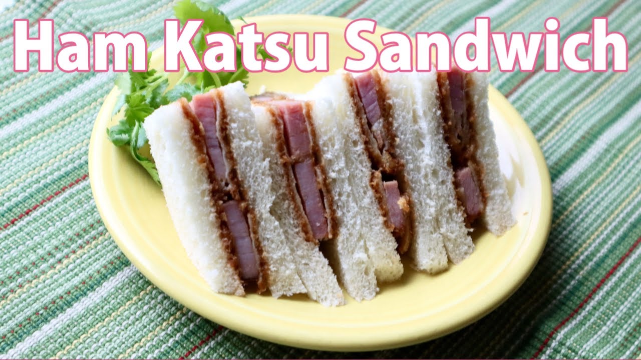 Ham Katsu Sandwich Recipe - Japanese Cooking 101 - YouTube