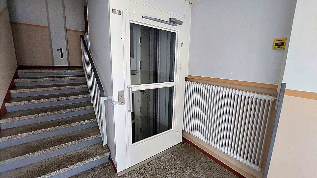 2010 KONE Motala 6000 MRL & CWL traction elevator @ Ammattikoulunkatu 4 ...