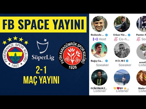 Fenerbahçe 2-1 Fatih Karagümrük Maç Yayını