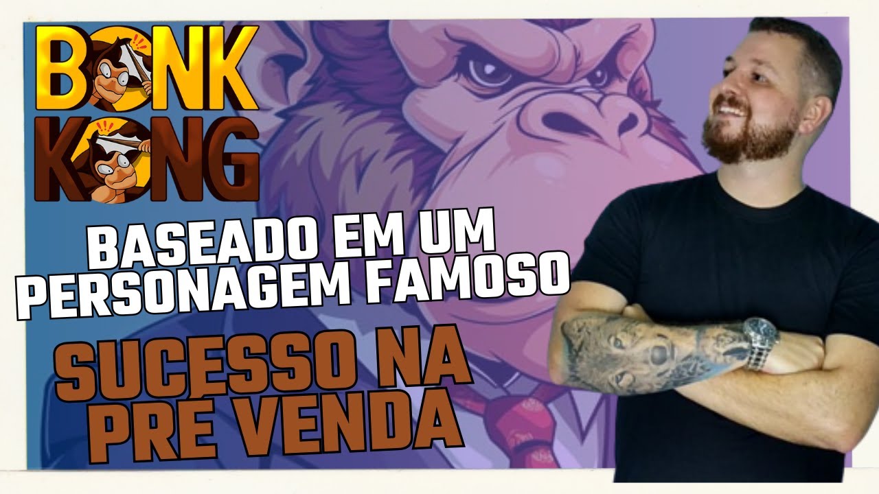 BONK KONG - PRÉ VENDA AGORA NA PINKSALE - BASEADO EM UM PERSONAGEM ...