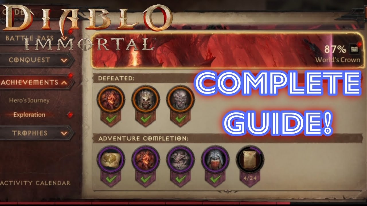 World's Crown Guide (Achievements, Side Quests, Boss Challenge and More!) - Diablo Immortal ...
