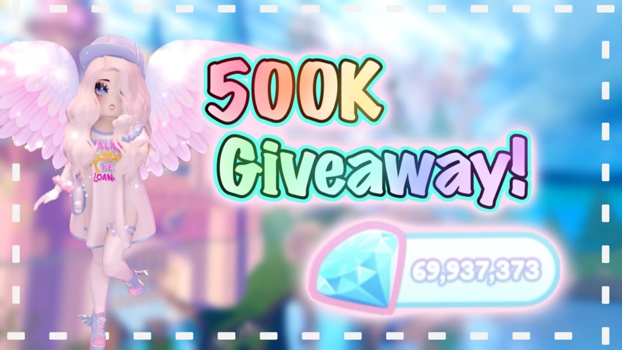 500K DIAMOND ROYALE HIGH GIVEAWAY! - YouTube