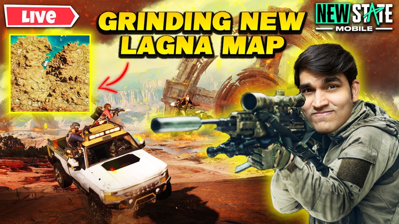 Grinding New Lagna Map In New State Mobile 😎 | Rush Gameplay | New ...