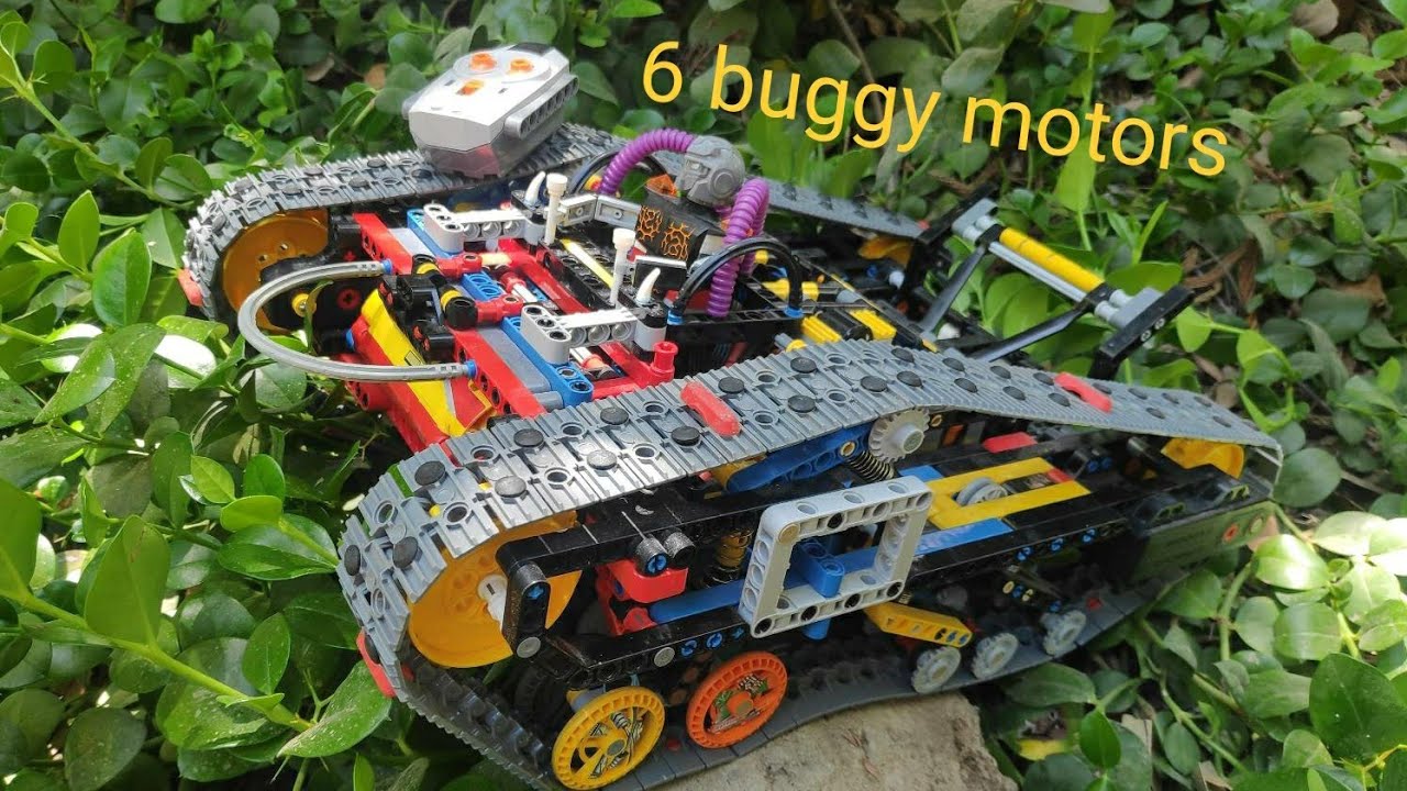 lego technic, fast ripsaw. offroad drive, big jumps. #tank moc - YouTube