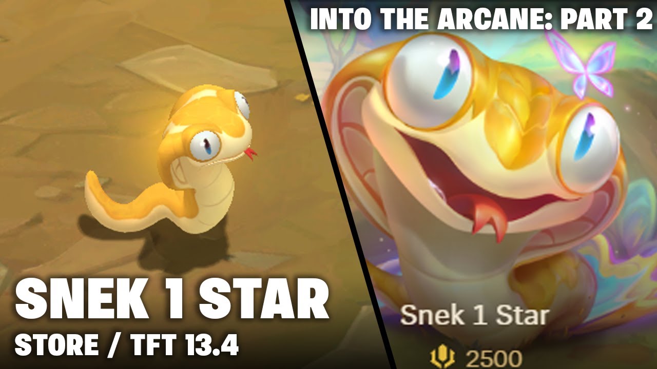 SNEK 1 STAR - LITTLE LEGEND - EMOTES - | TFT 13.4 - YouTube