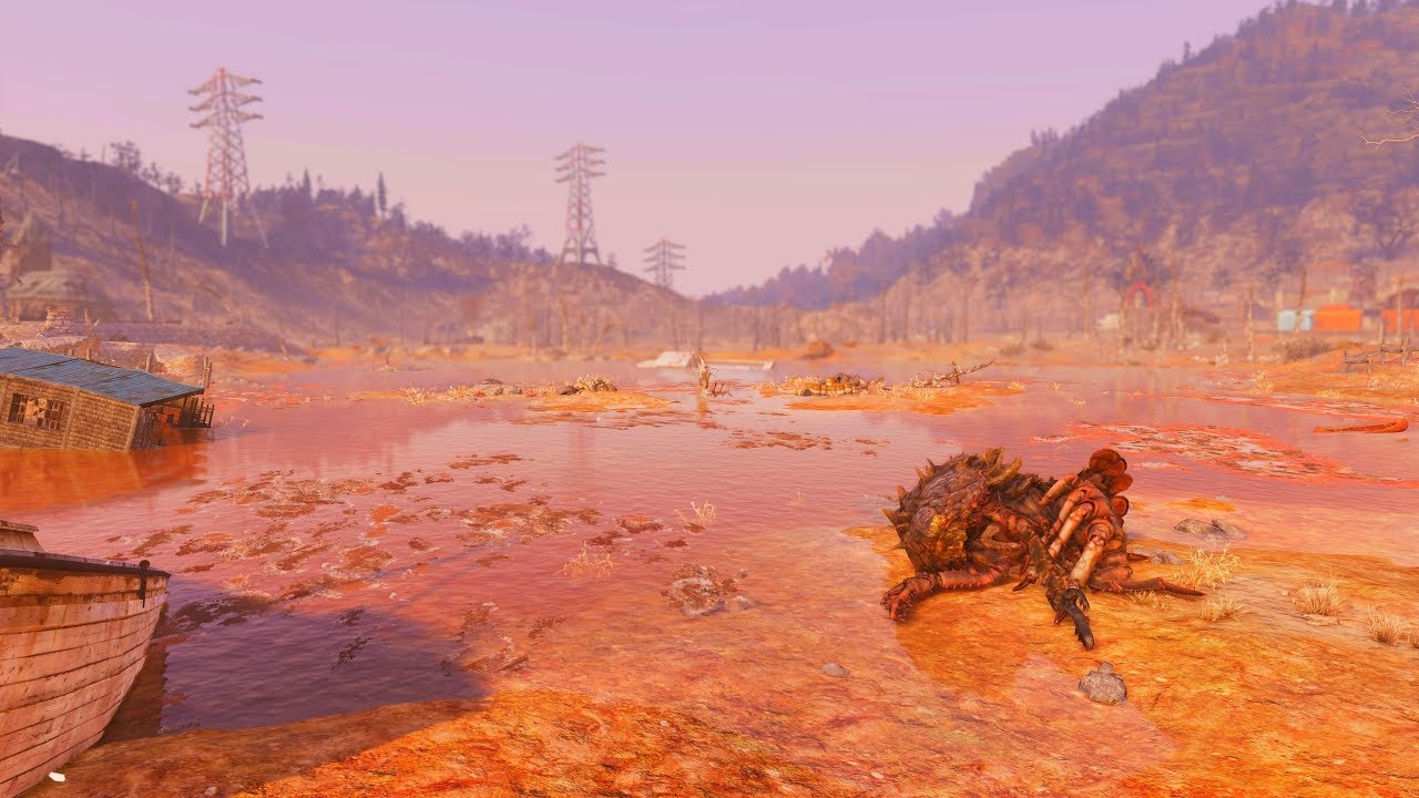 Fallout 76 Surveyal Project 47 - Toxic Valley 11 - Toxic Dried Lakebed ...