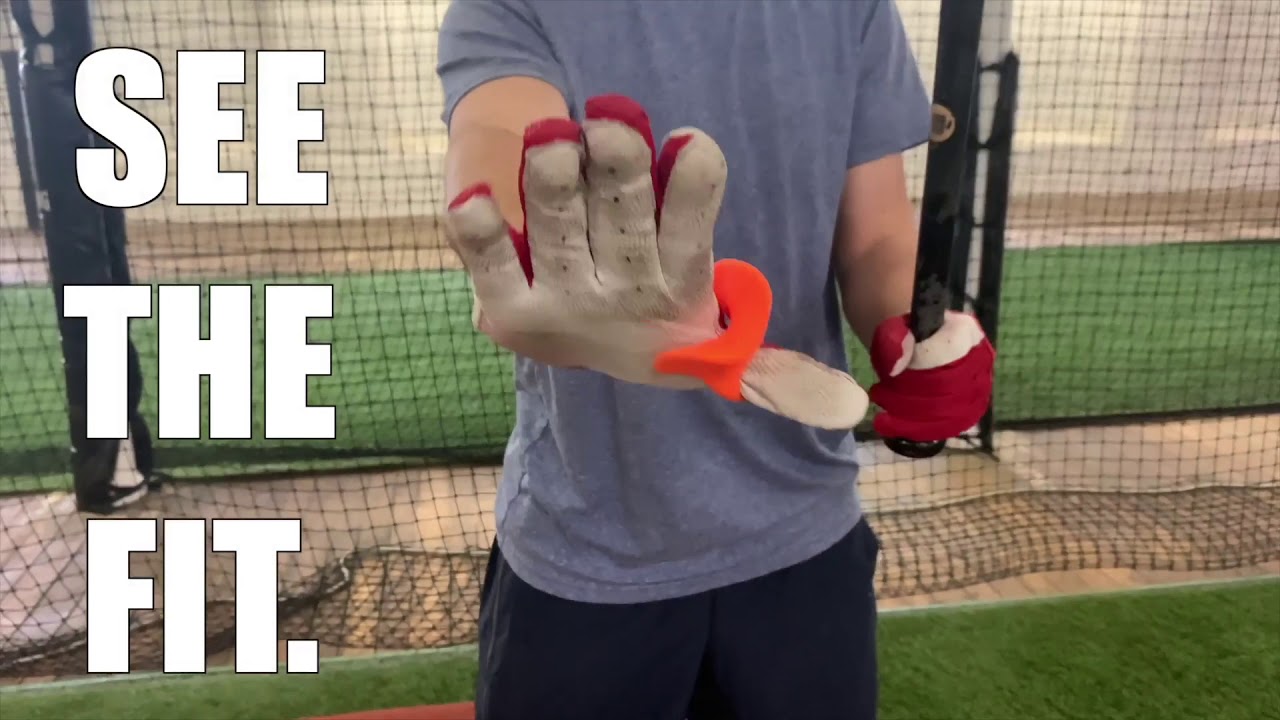 Thumb-per batting aids, designed to fit you - YouTube