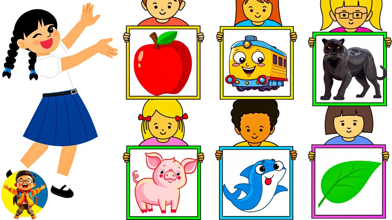 Learn 30 Colors With Wocky kids | Learning Video For kids | 🌈 Colour ...