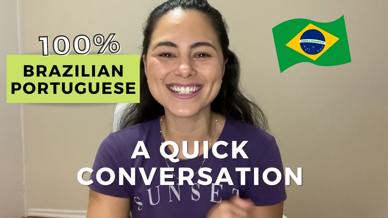 Why I started to learn English | A Quick conversation in Brazilian ...