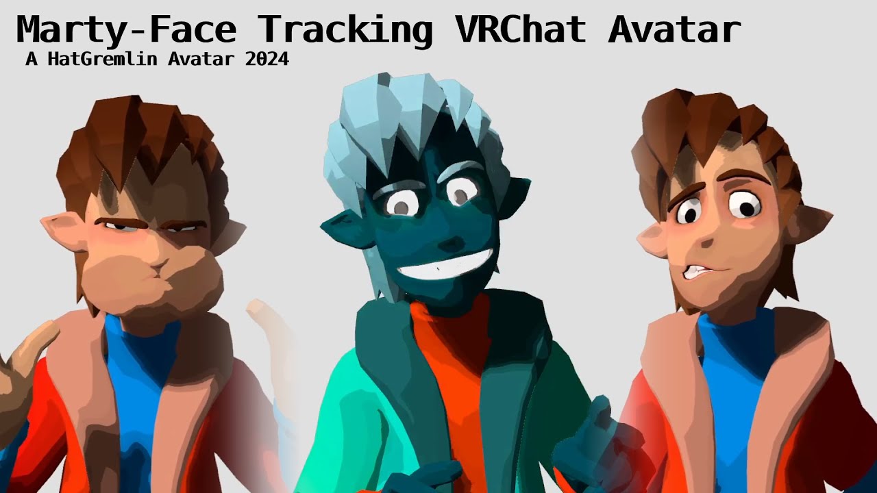 Marty - Face Tracking VRChat Avatar Trailer - YouTube