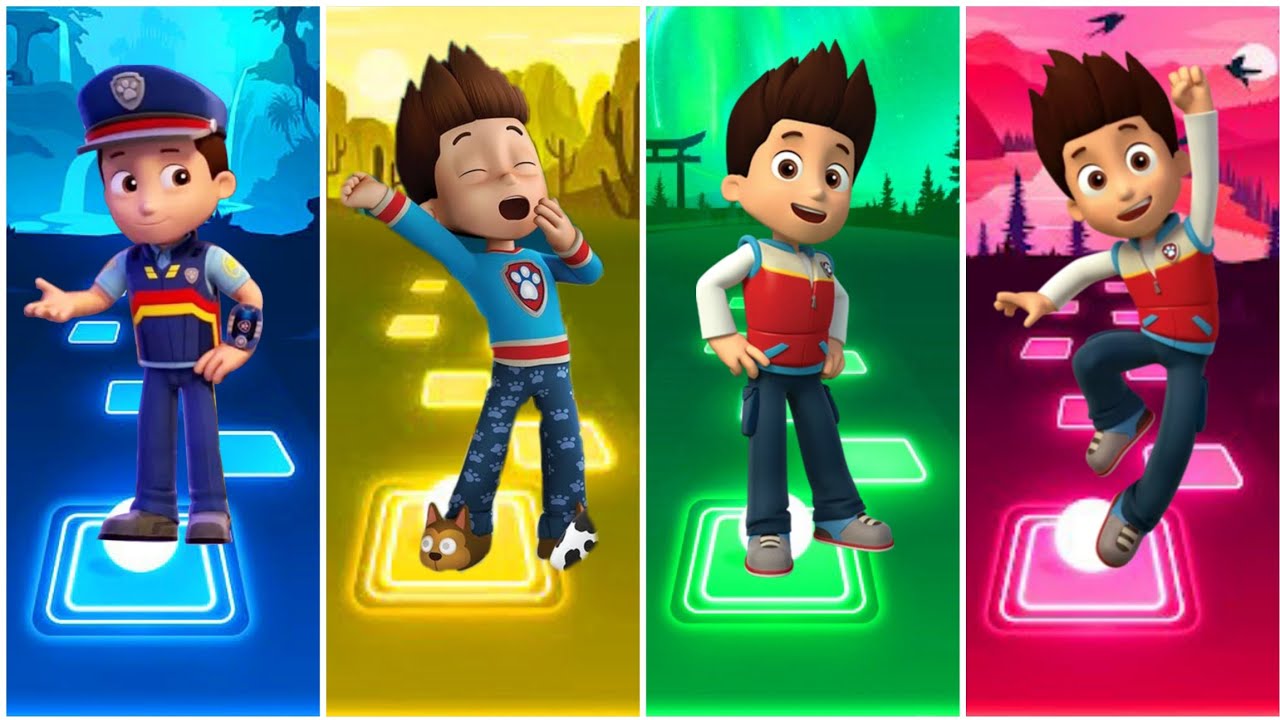 Ryder team - Ryder 🆚 Ryder 🆚 Ryder 🆚 Ryder - PAW Patrol Rescues 🎶 Tiles ...