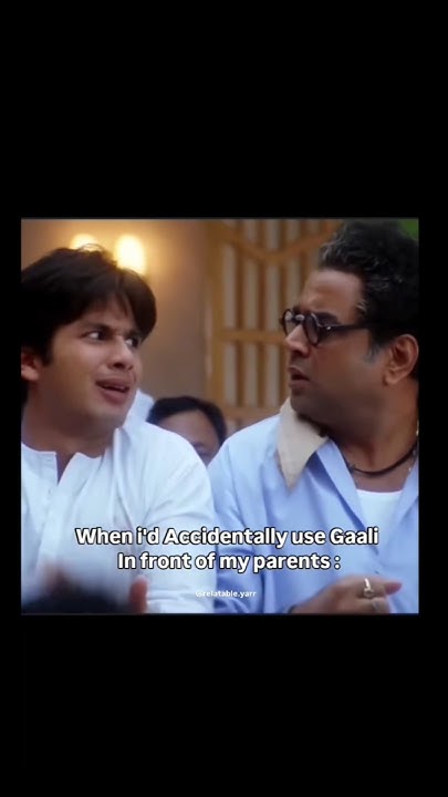 POV : When you Accidental abuse infront of parents suddenly took wild turn!😅#meme#relatablememe ...