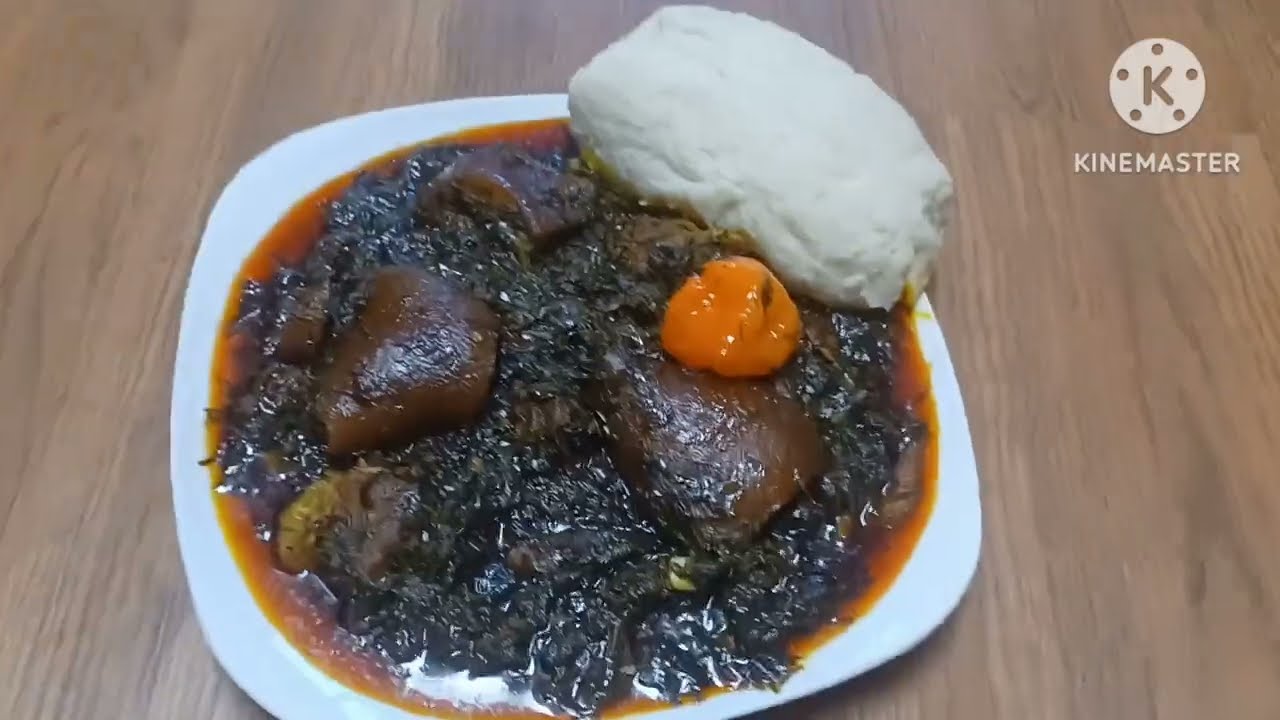 Comment cuisiner le ERU du Cameroun/ ERU & water FOUFOU, délice africain! - YouTube