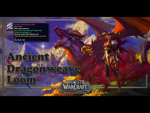 Tailoring Puzzle | Ancient Dragonweave Loom | Dragonflight - YouTube