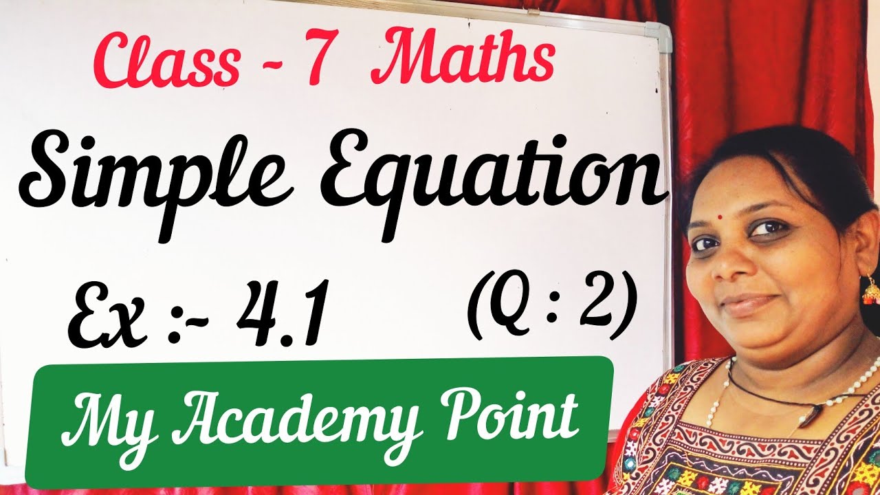 Class 7 CH 4 Simple Equation Exercises 4 1 Q2 Maths CBSE NCERT