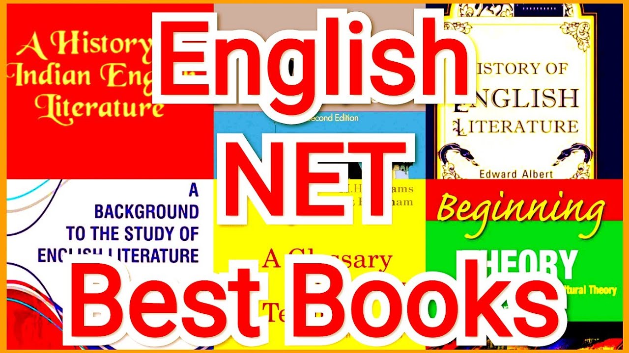 English NET Best Books - UGC NET English Literature Books List - YouTube