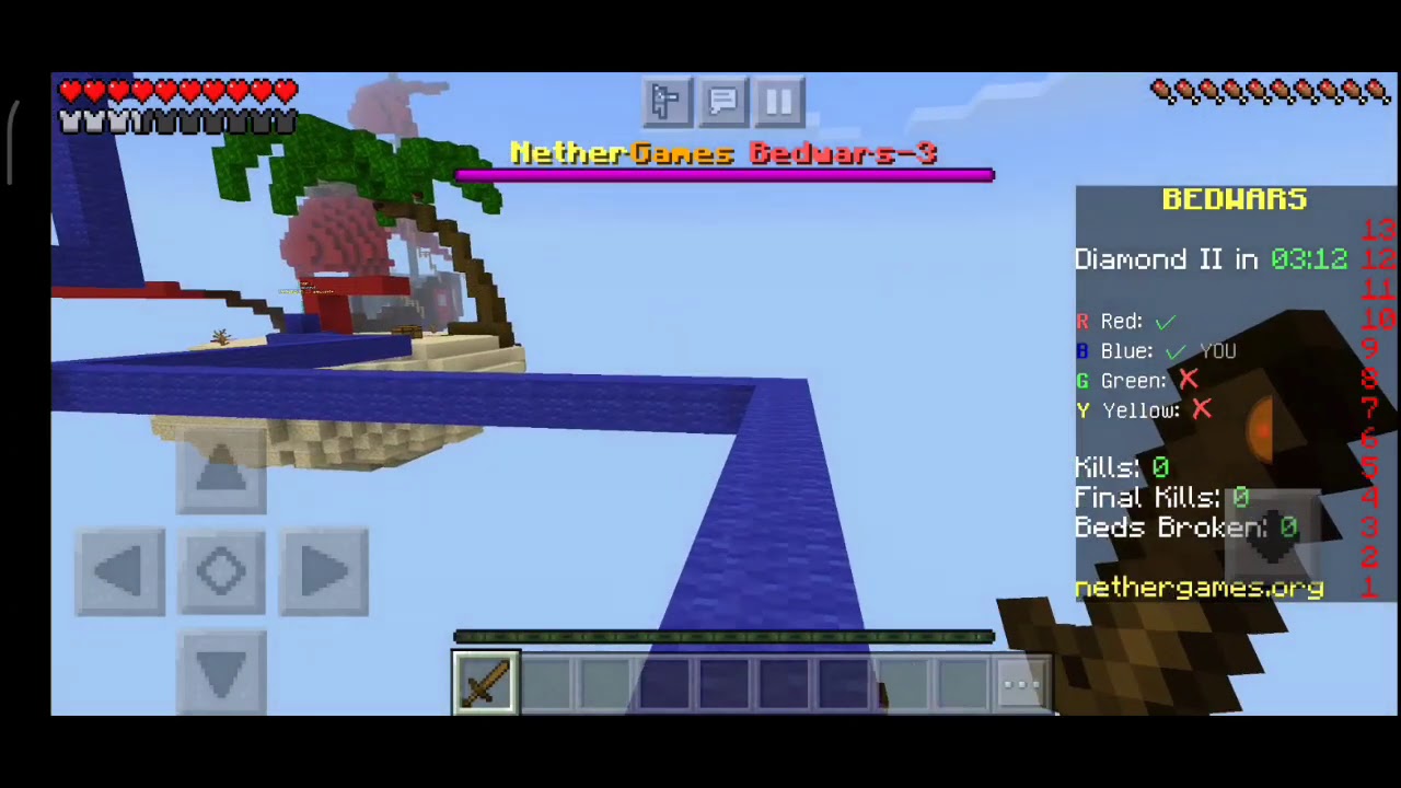 MY FIRST BEDWAR IN MINECRAFT - YouTube