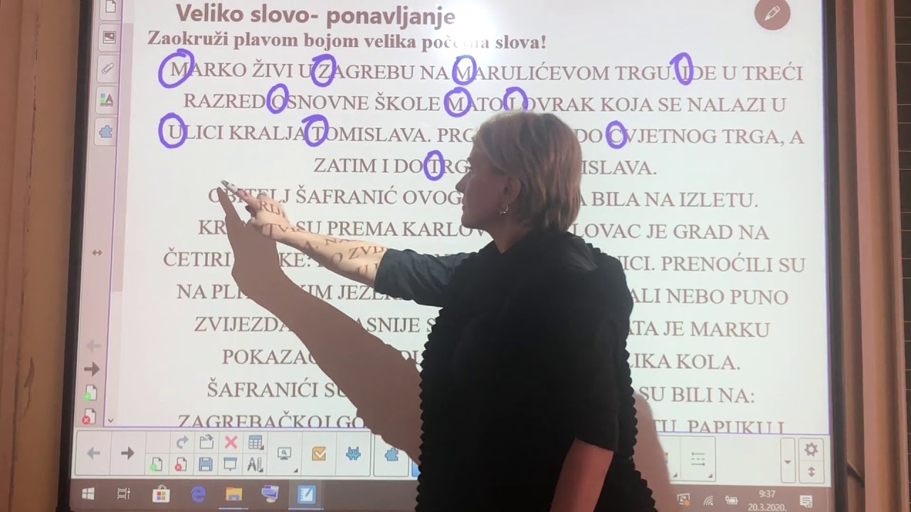 HJ - poštivanje pravopisne norme - veliko slovo, 3. i 4. razred - YouTube