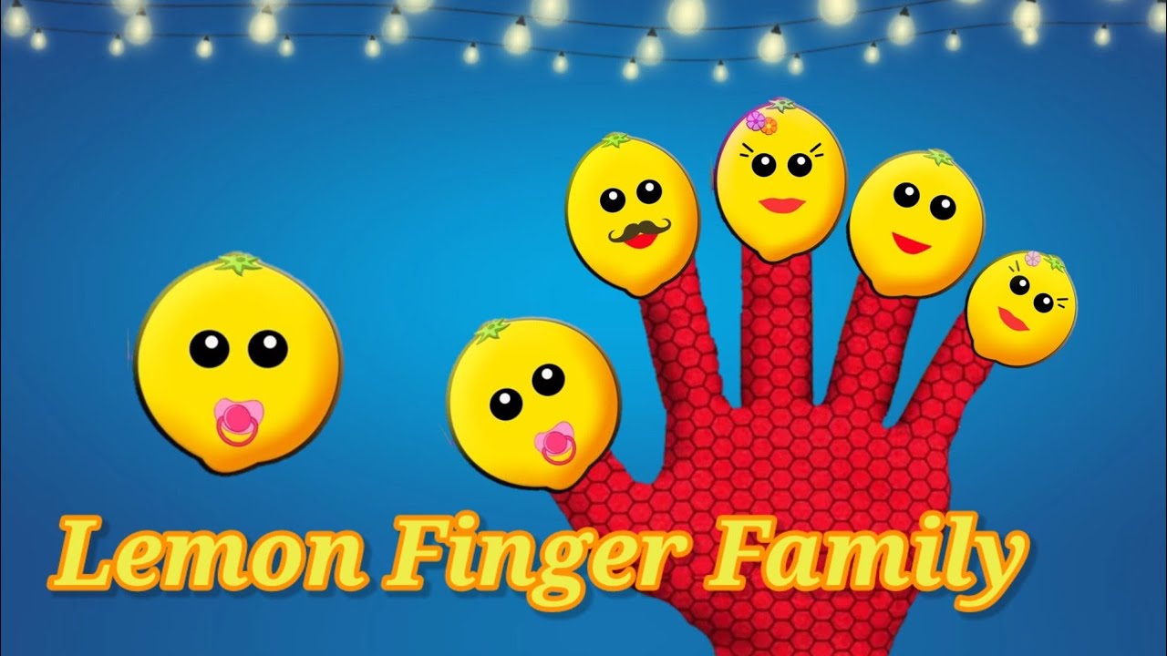 Lemon Finger Family Collection | Lemon Finger Family Songs | Top 60 ...
