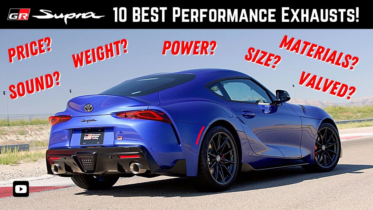 Top (10) Best Performance Exhausts for the (MKV) Toyota GR Supra ...
