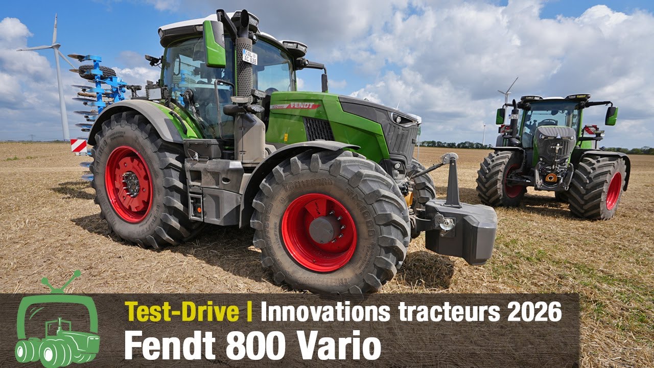 Fendt 800 Vario Test-Drive | Toutes les nouveautés des tracteurs Fendt ...