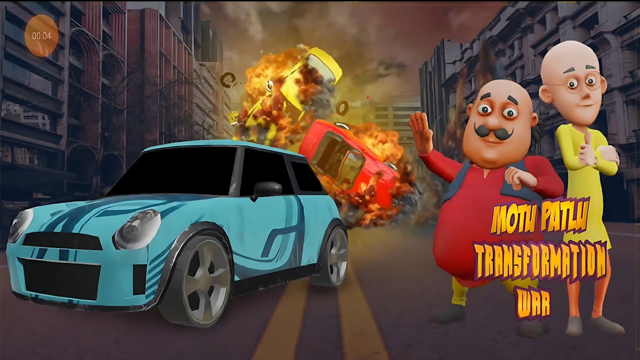 Motu Patlu : Robot Transformation New Game Motu Patlu vs Robot Enemy ...