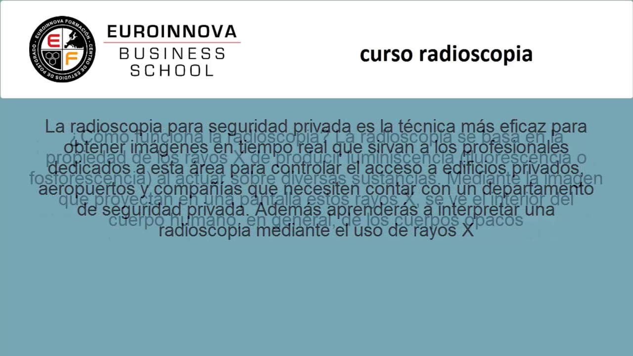 curso radioscopia - YouTube