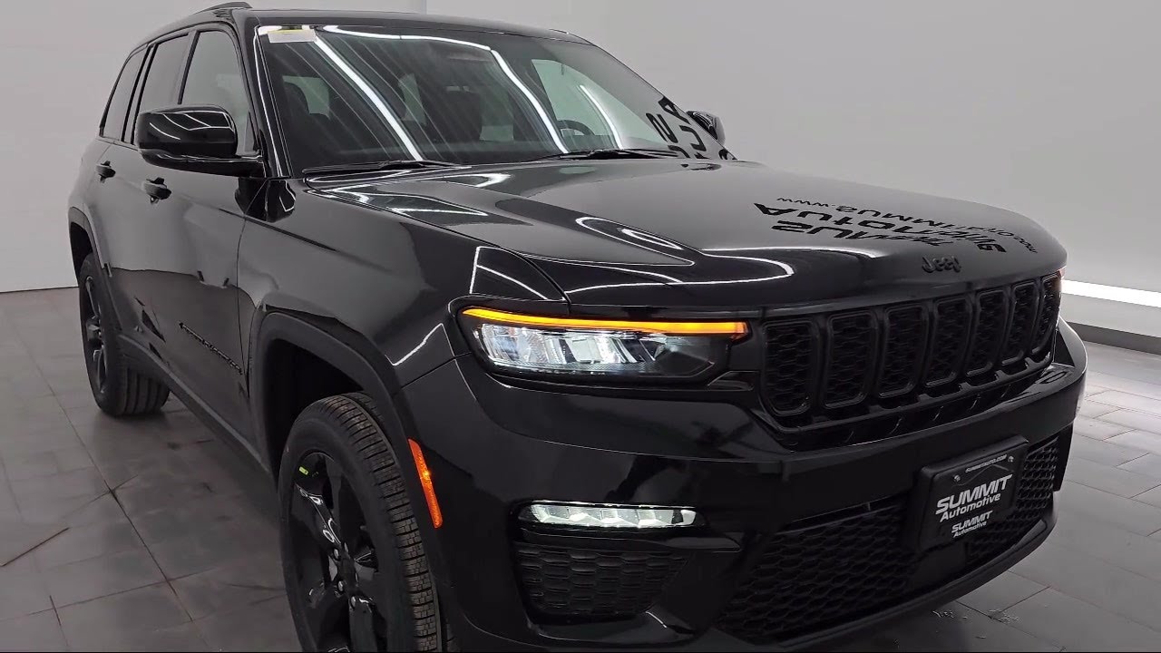 2025 Jeep Grand Cherokee Limited Diamond Black Crystal Pearlcoat New ...