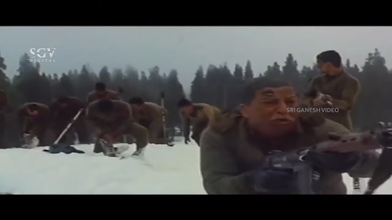 Major Dr. Vishnuvardhan and Team Escapes Form Enemy Soldiers | Muttina ...