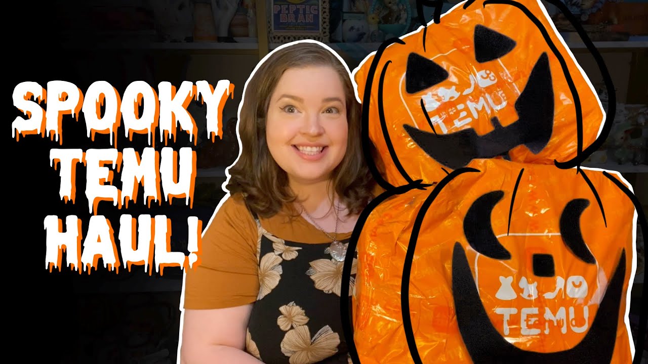 🎃 AFFORDABLE HALLOWEEN DECOR HAUL 🎃 TEMU VINTAGE-INSPIRED SPOOKY SEASON ...
