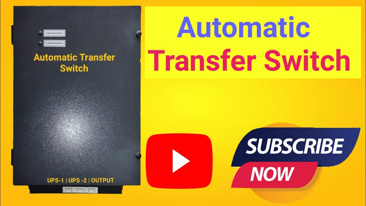 Automatic Transfer Switch| Automatic Changeover Switch |Static Switch ...