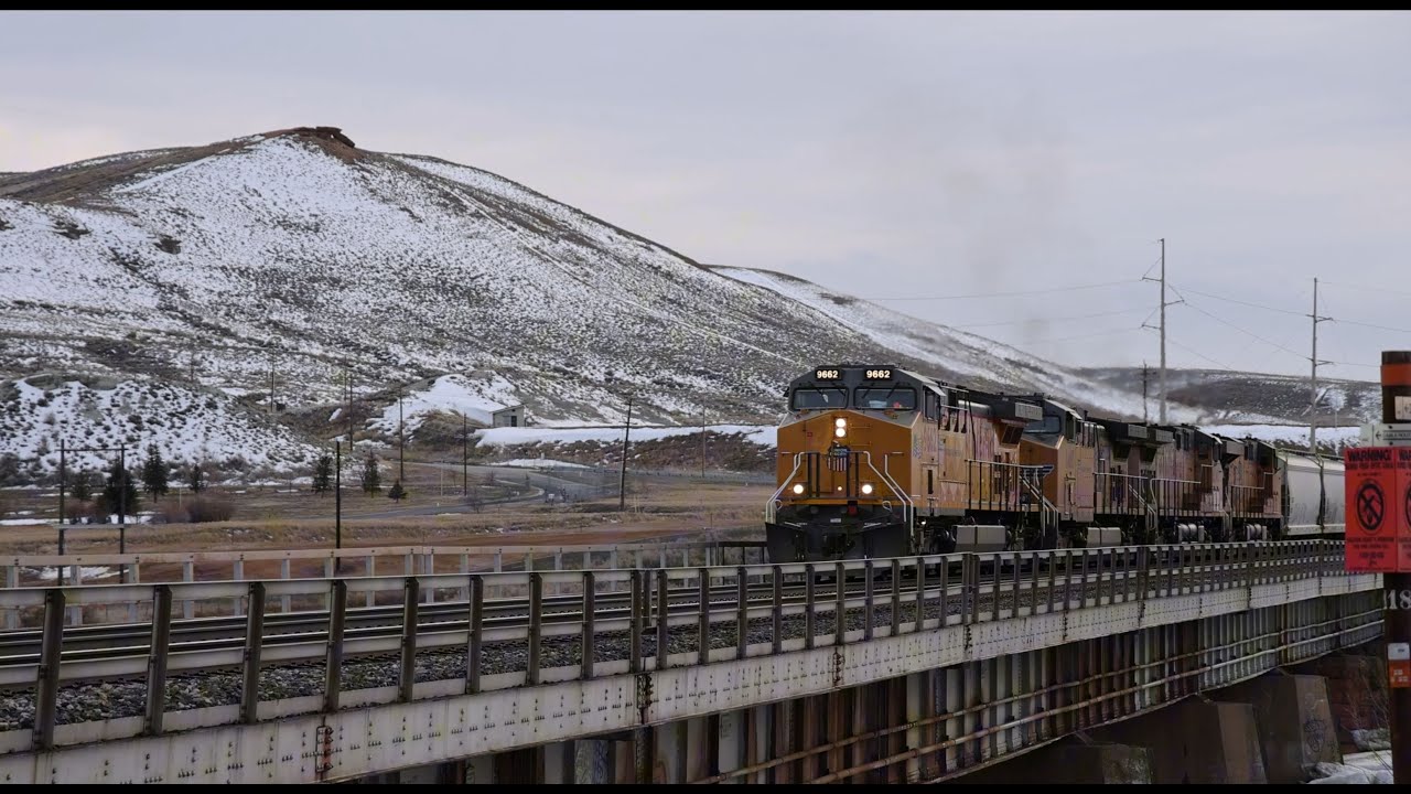 Railfanning A Very Busy Union Pacific Main Line In Evanston, Wyoming ...