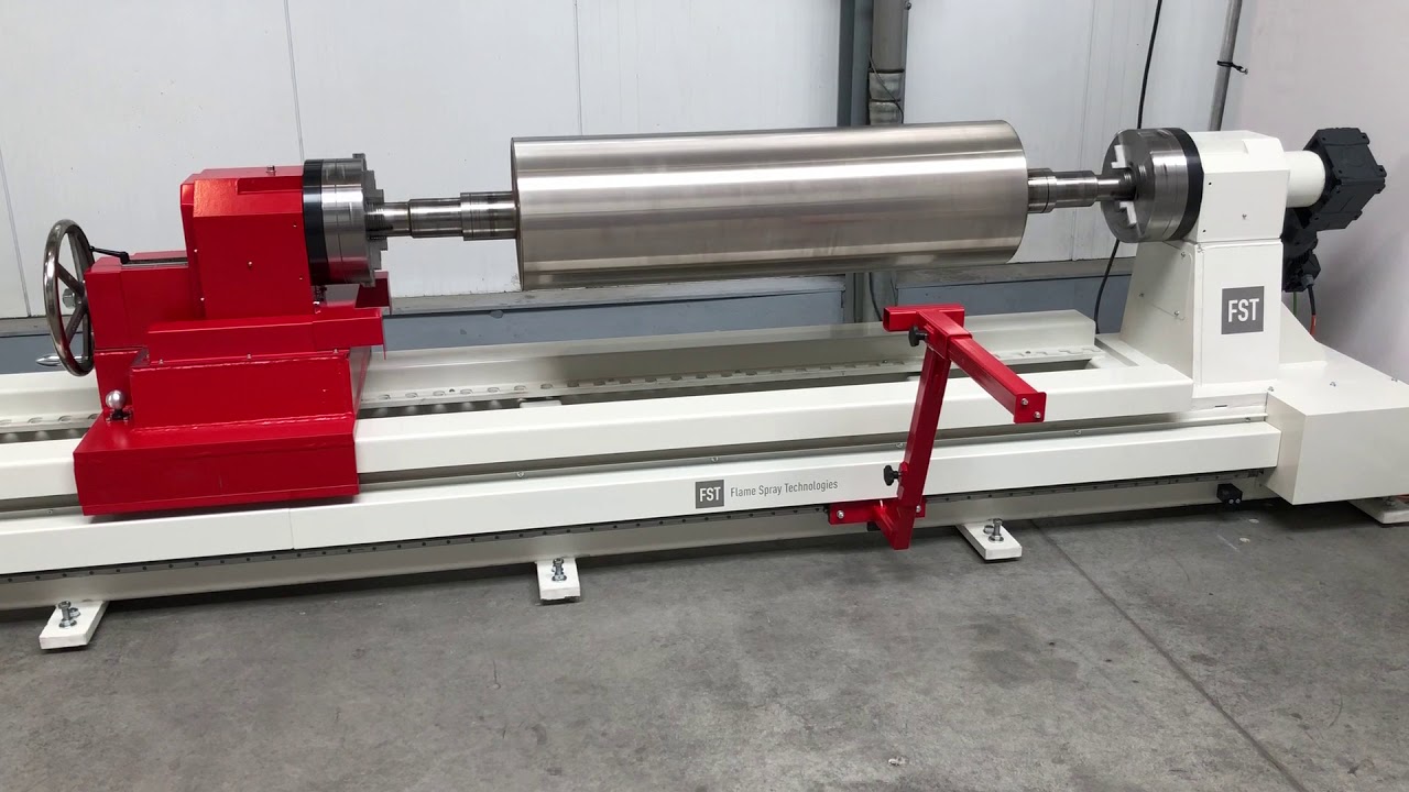 Fully automated lathe with built-in traverse system - YouTube