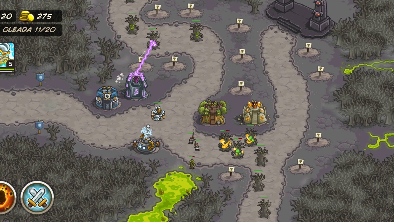 Kingdom Rush - Rotten Forest (Bosque Putrefacto) - Campain - Veteran ...