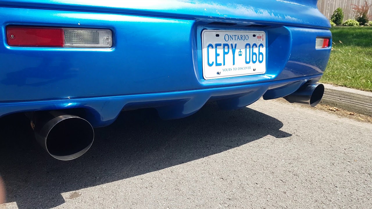 Straight Piped Dodge Stealth TT Idle - YouTube