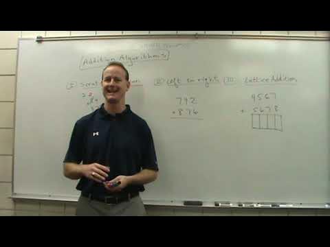 MAT 114 Video 36 Section 3 2 Addition Algorithms - YouTube